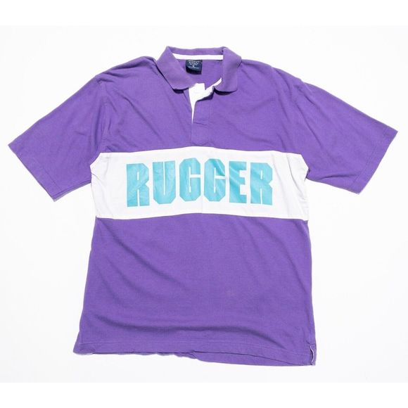 Gant | Shirts | Gant Rugger Shirt Mens Medium Vintage 8s Rugby Purple ...